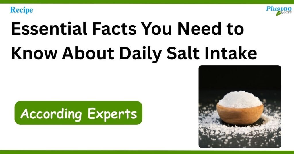 Daily Salt Intake