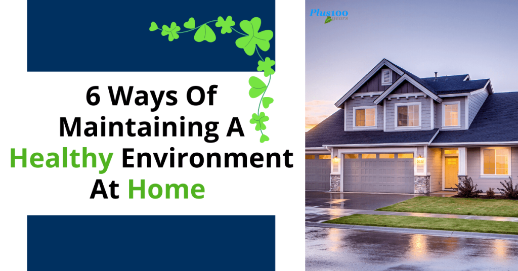 Ways Of Maintaining A Healthy Environment At Home - Plus100years
